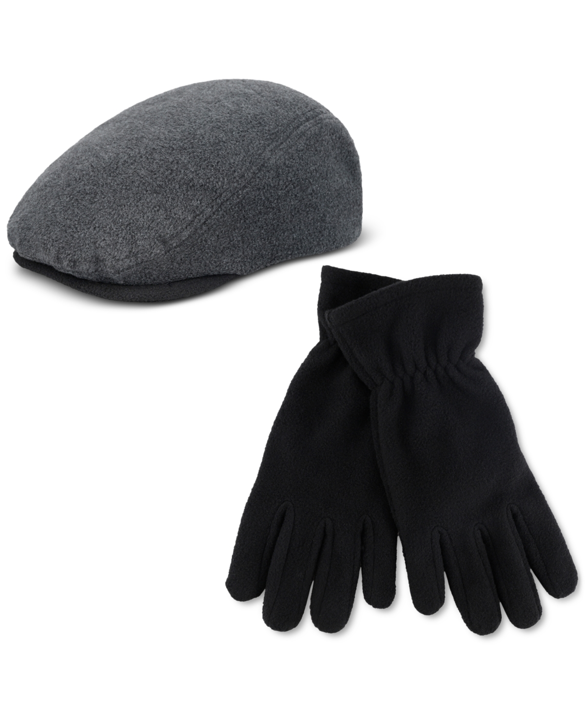 Click here for Levis Mens Fleece Flat Top Ivy Hat & Glove Set - C... prices