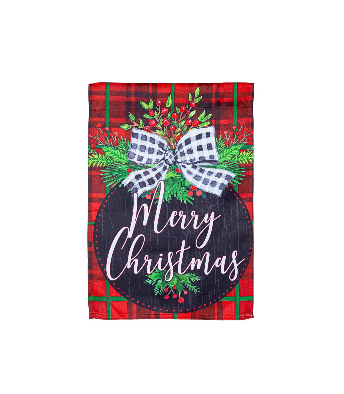 Click here for Evergreen Garden Flag Farmhouse Ornament Suede Dou... prices