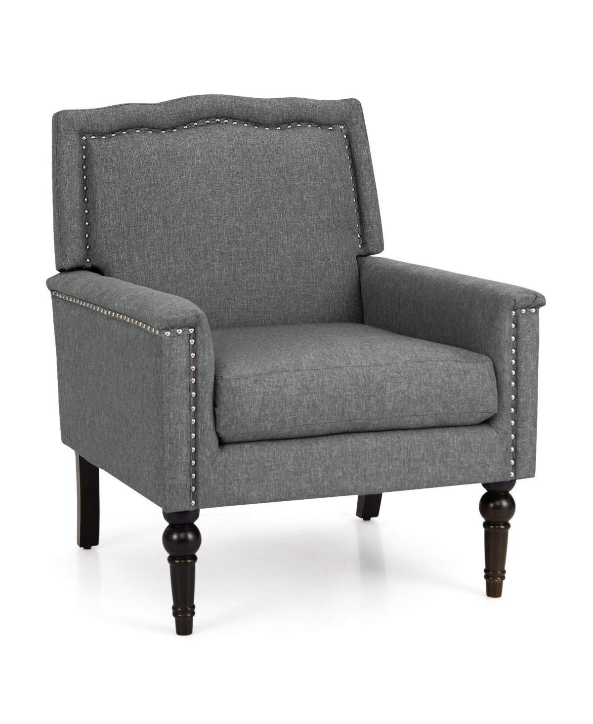 Click here for Mid-century Modern Armchair Linen Fabric Upholster... prices