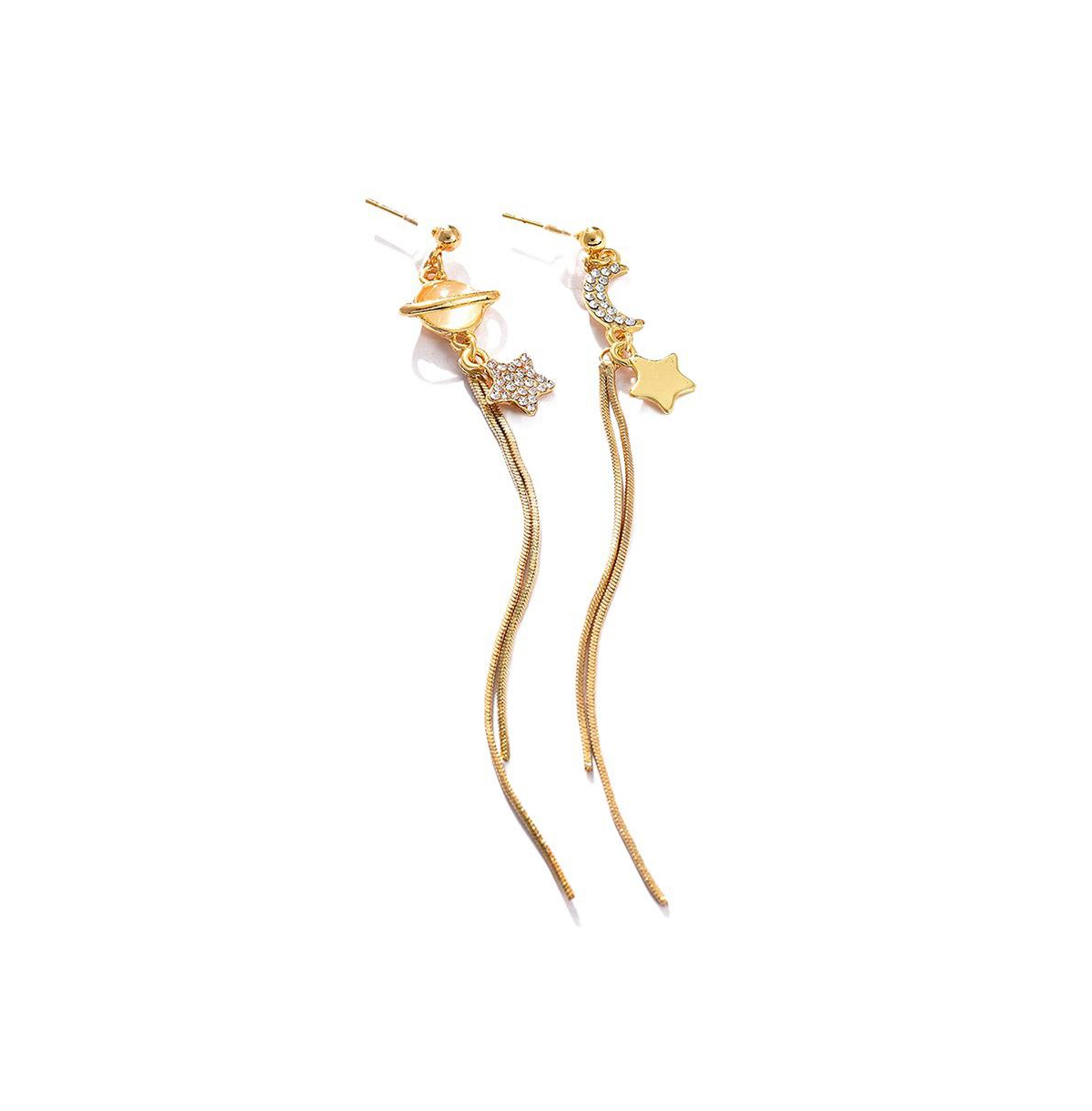 Click here for Sohi Womens Star Drop Earrings - Gold prices