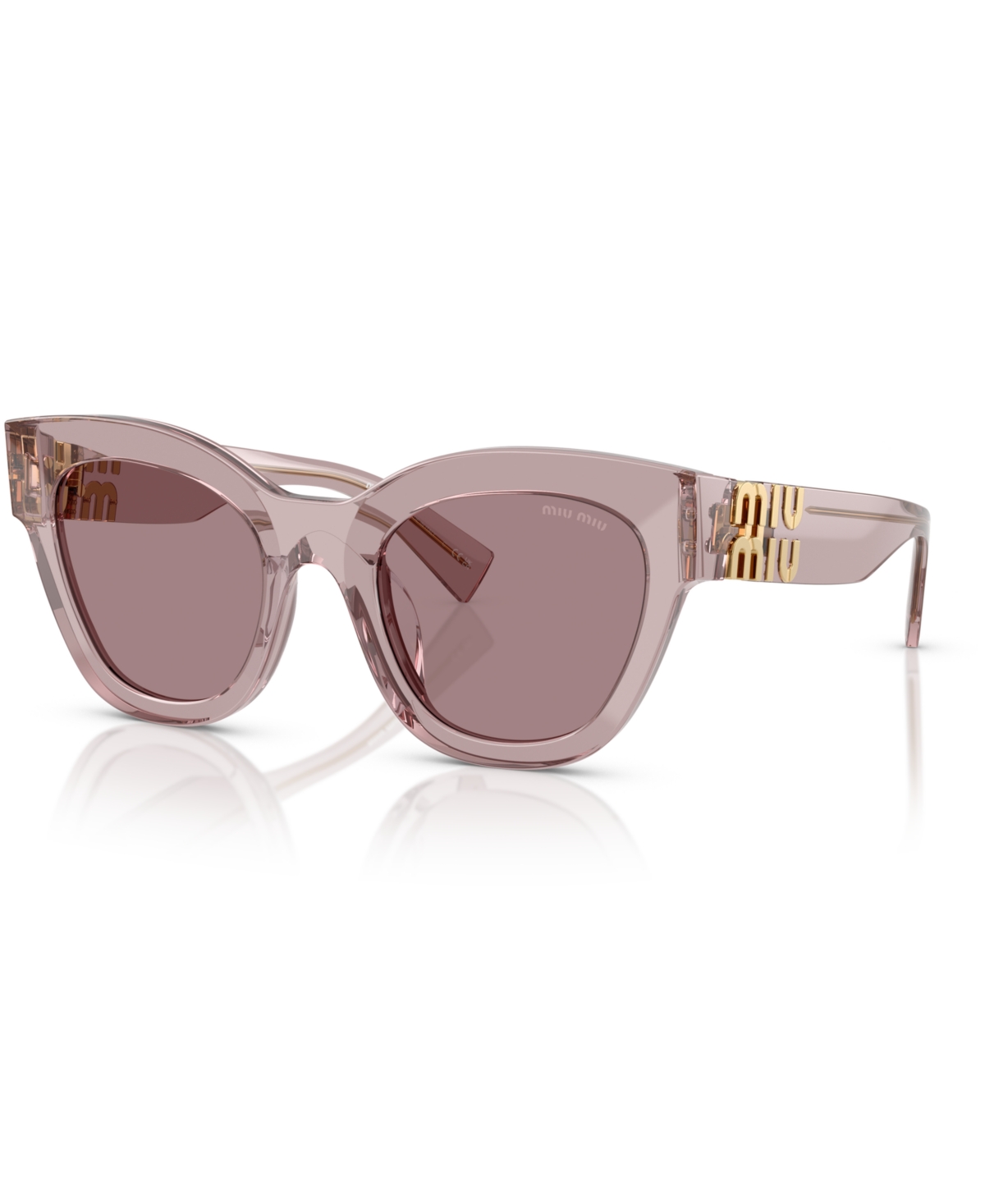 Click here for Miu Miu Womens Sunglasses  Mu 01YS - Transparent M... prices