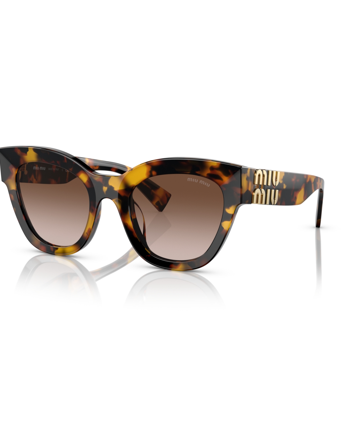 Click here for Miu Miu Womens Sunglasses  Mu 01YS - Honey Havana prices