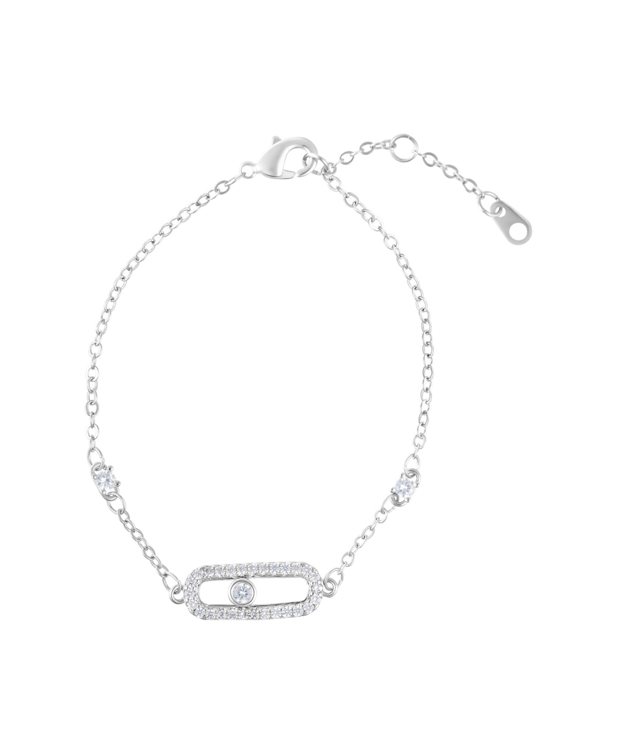 Click here for Adornia Silver Adjustable Cubic Zirconia Dancing S... prices