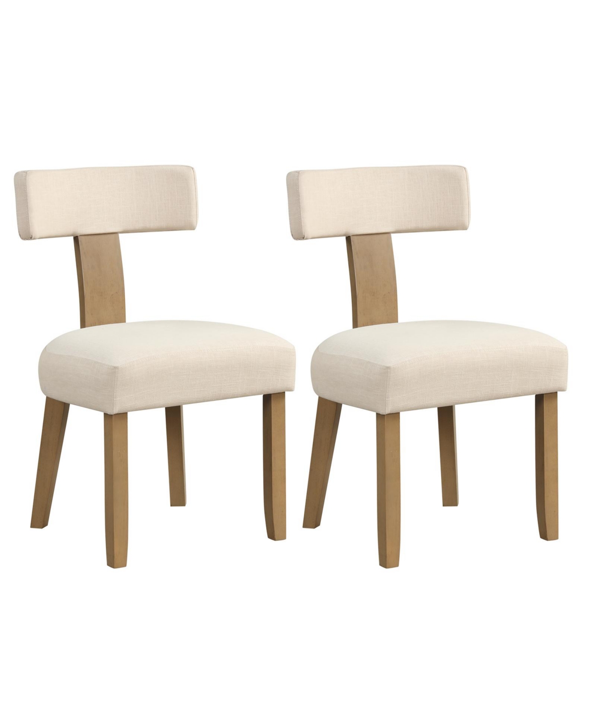 Click here for Dining Chairs Set of 2 with Curved Backrest Padded... prices