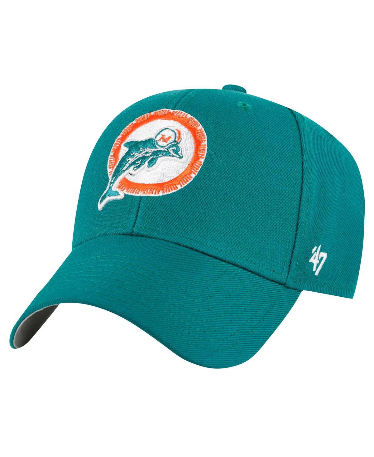 Click here for 47 Brand Mens Aqua Miami Dolphins Mvp Adjustable H... prices