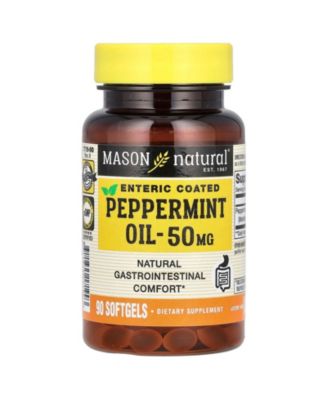 Mason Natural Peppermint Oil Enteric Coated 50 mg - 90 Softgels - Macy's