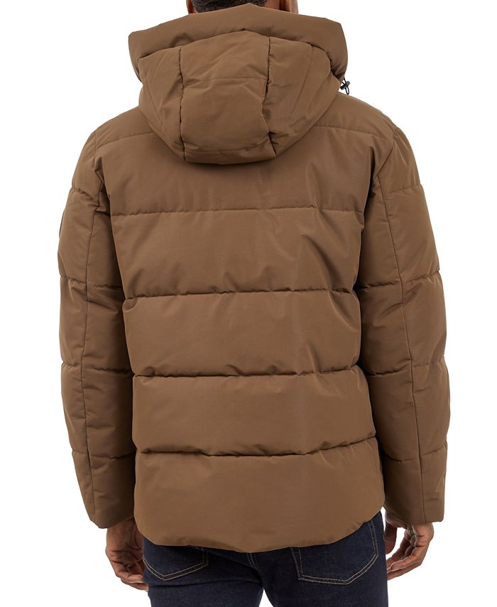 Michael Kors Men's Quilted Hooded Puffer Jacket - Macy's