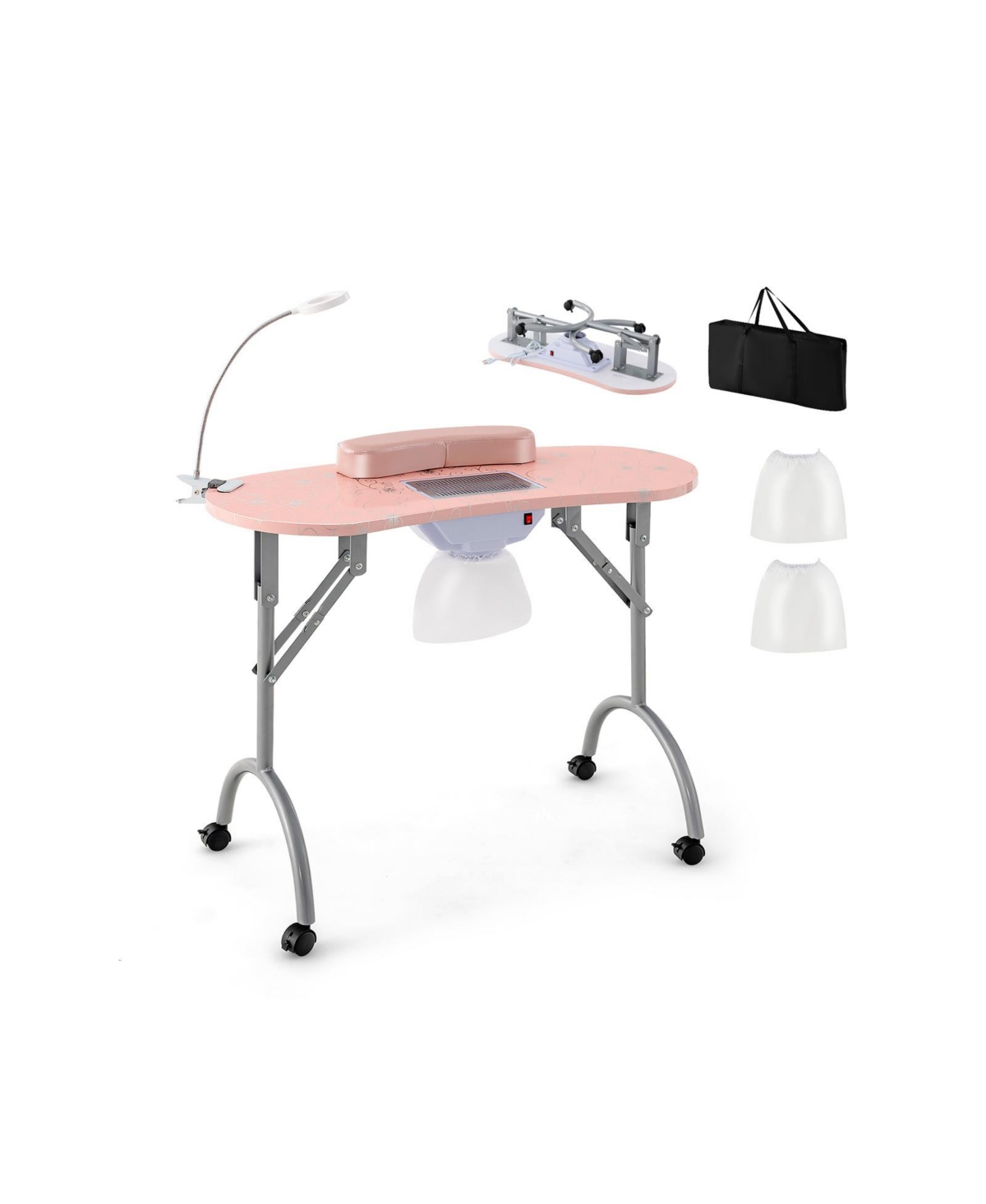 Click here for Sugift Manicure Nail Table with Bendable Usb-plug... prices