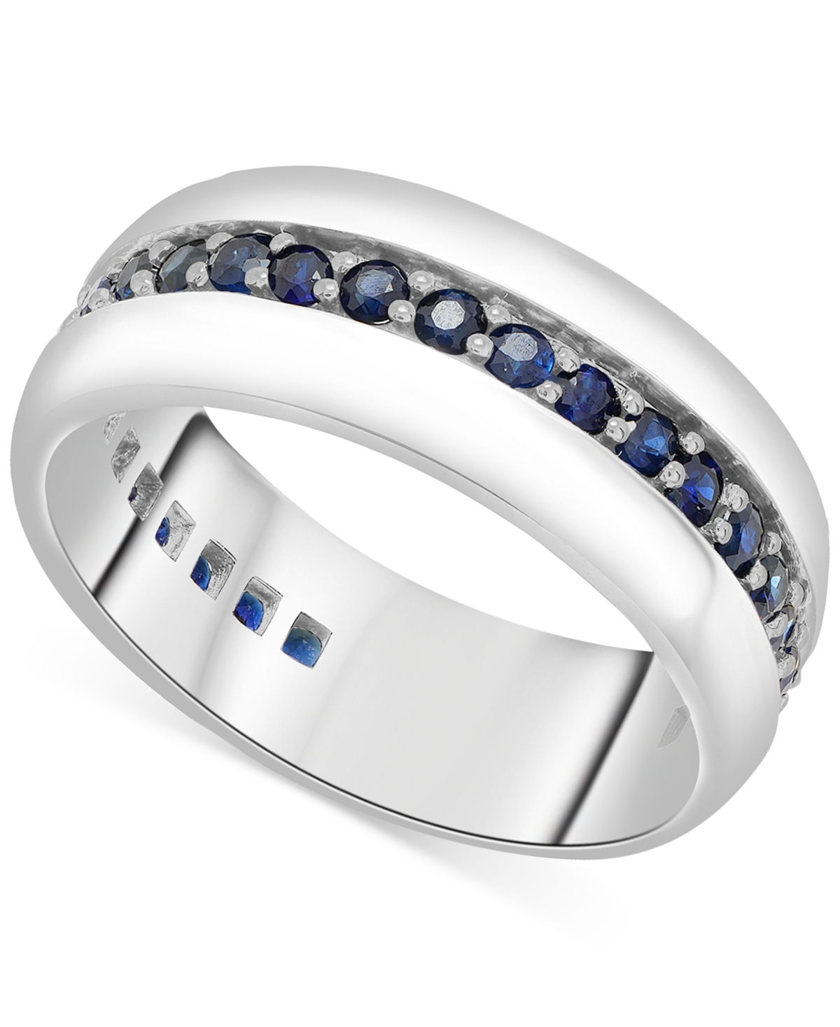 Click here for Mens Sapphire Polished Band (1-1/4 ct. t.w.) in St... prices