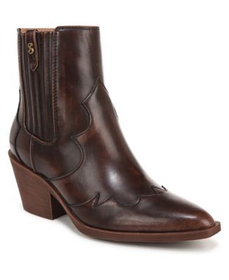 Sam and Libby Women's Freya Western Booties - Macy's