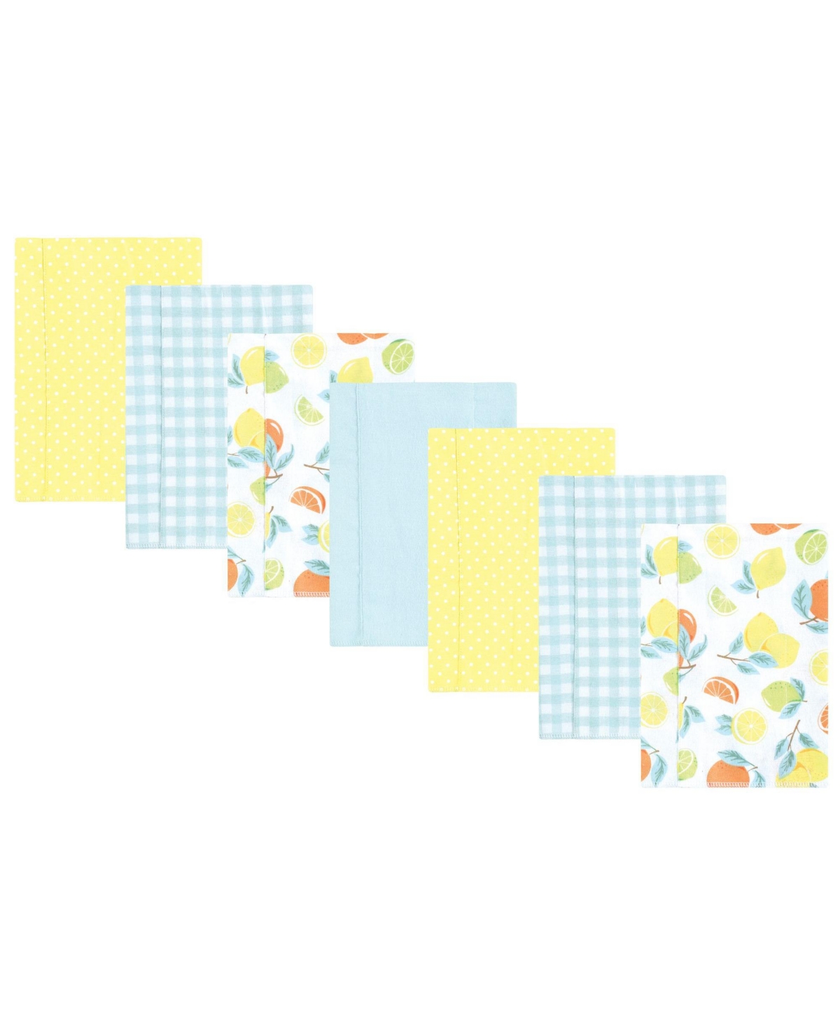 Click here for Hudson Baby Girls 7-Pack Absorbent Flannel Burp Cl... prices