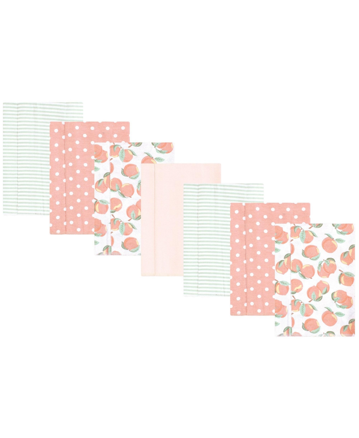 Click here for Hudson Baby Girls 7-Pack Absorbent Flannel Burp Cl... prices