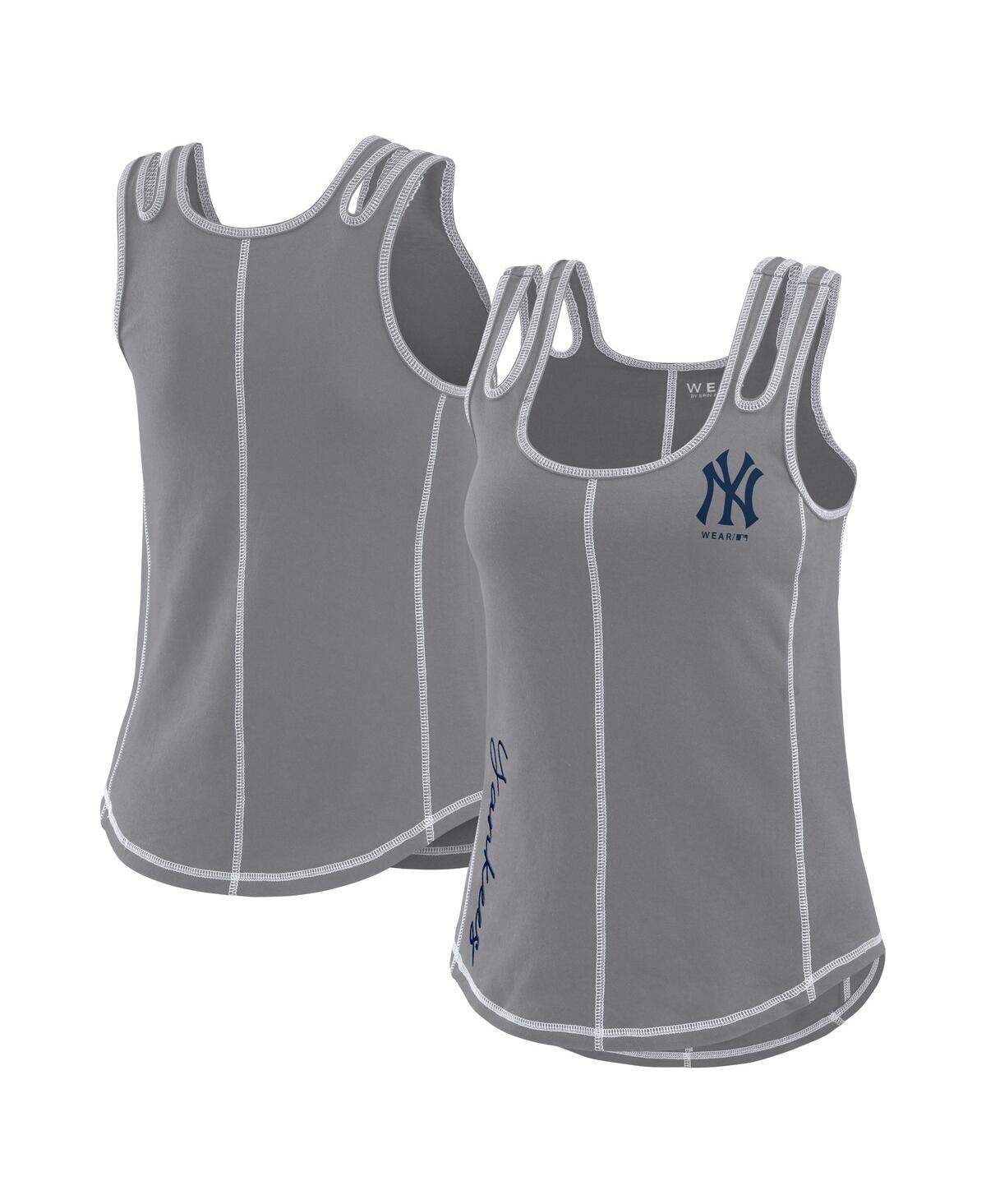 Click here for Wear by Erin Andrews Womens Gray New York Yankees... prices