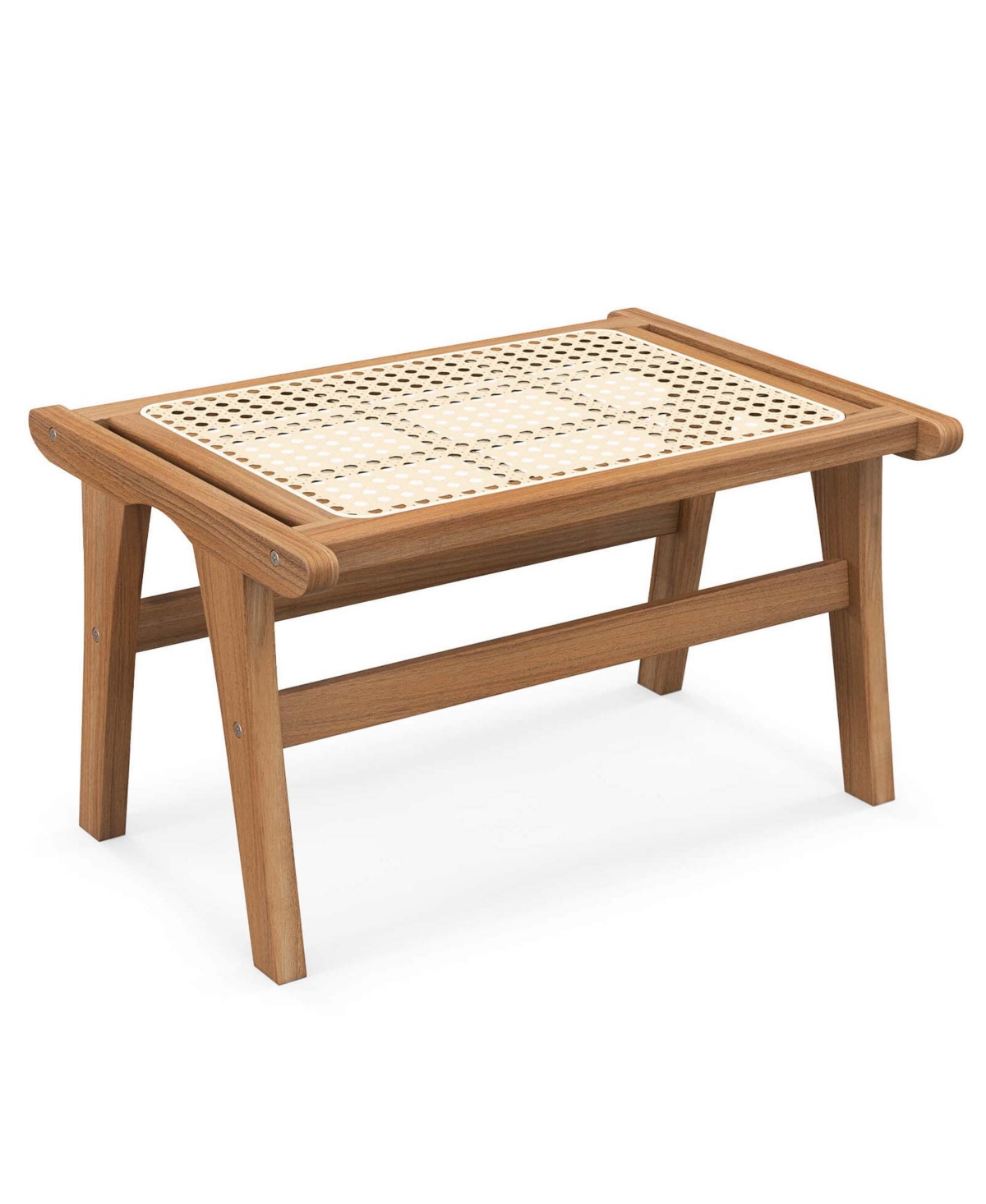 Click here for 1 Pcs Ottoman Footstool Natural Teak Wooden Foot R... prices