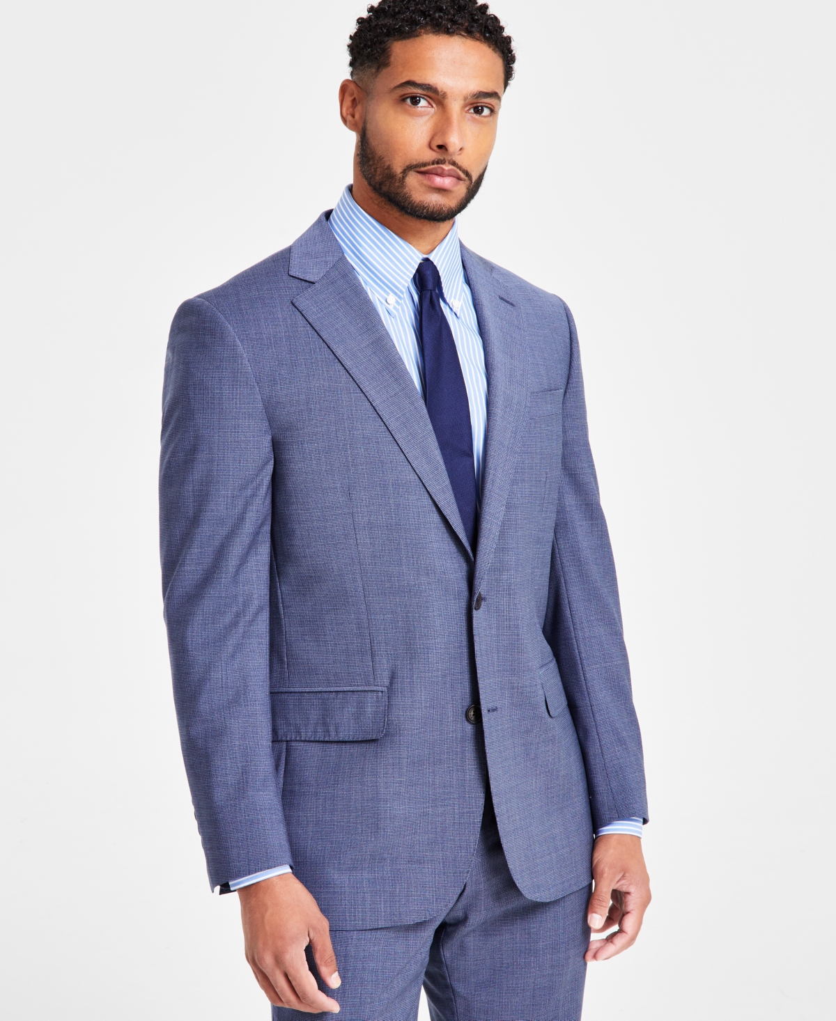 Click here for B by Brooks Brothers Mens Classic-Fit Wool Blend S... prices