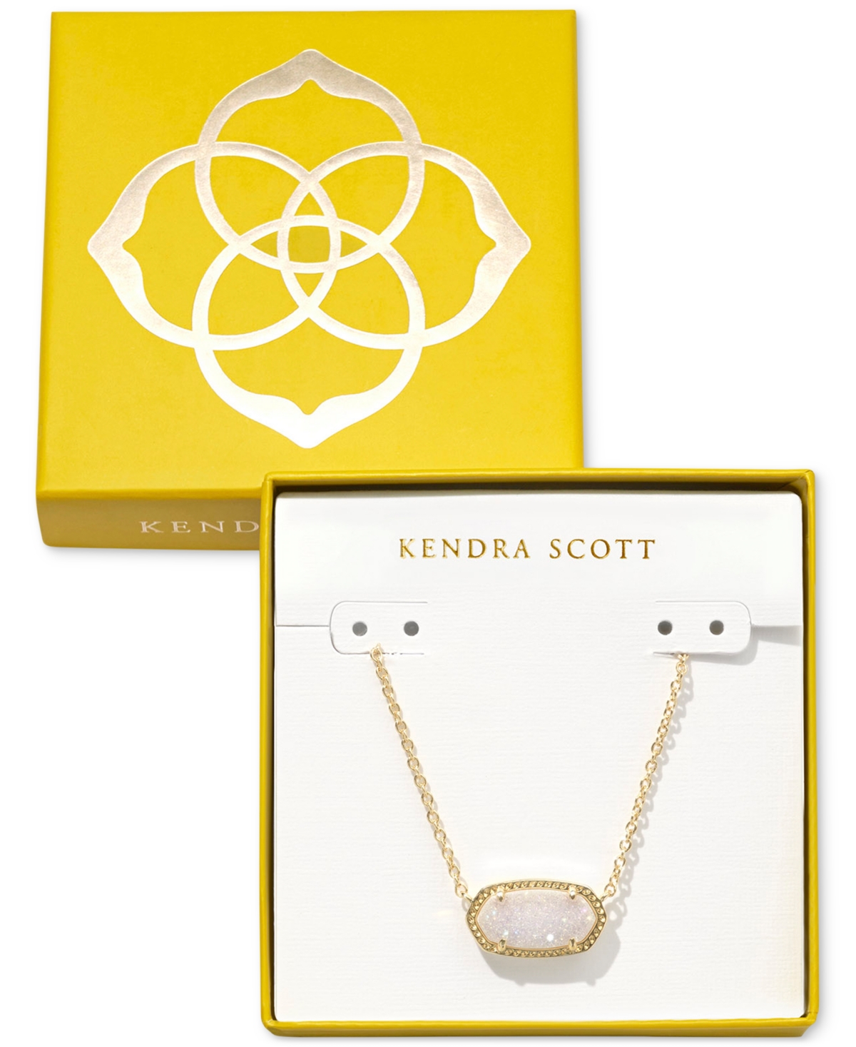 Click here for Kendra Scott Elisa Pendant Necklace - Gold Iride prices