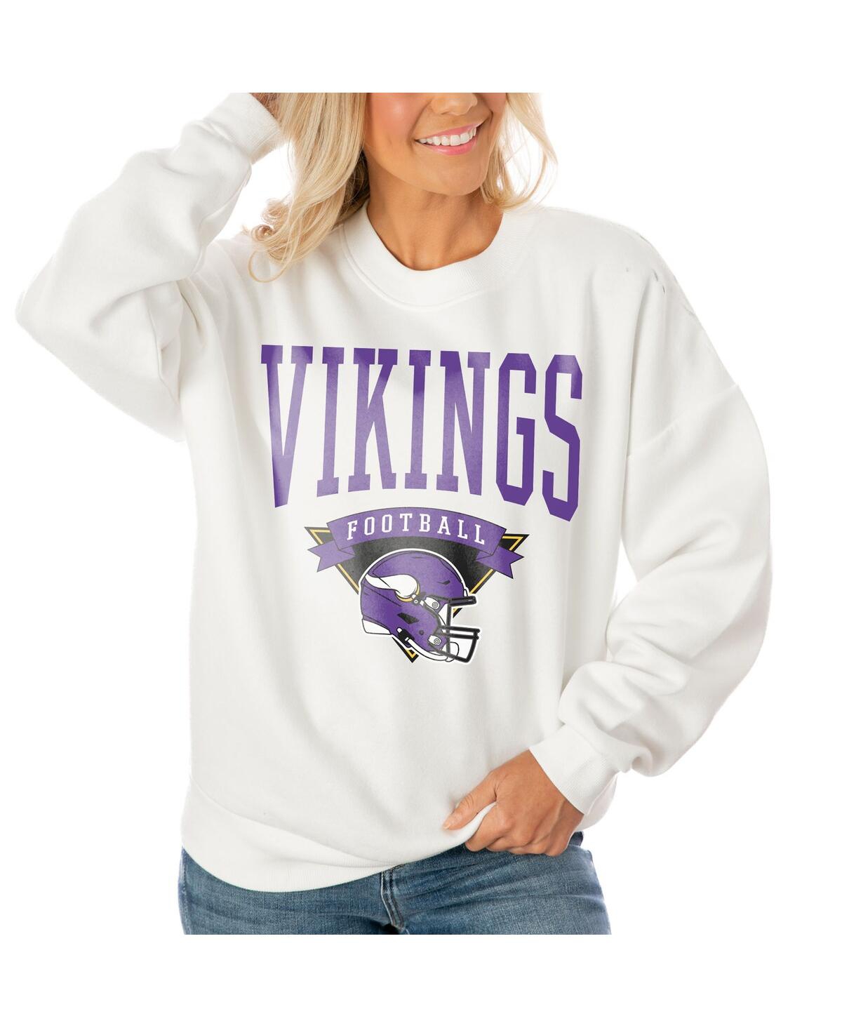 Click here for Gameday Couture Womens White Minnesota Vikings Ove... prices