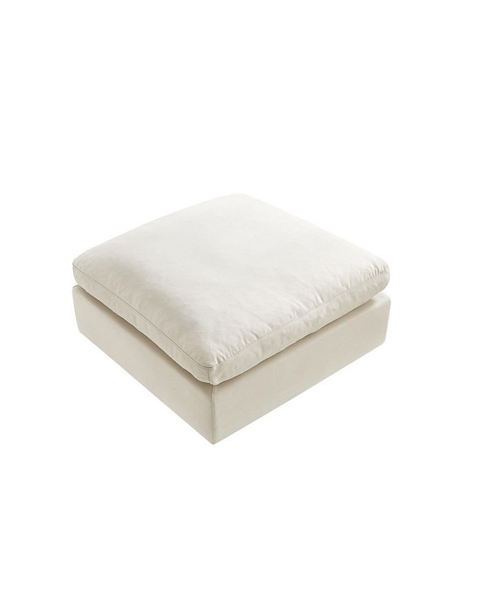 Rustic Manor Yaritza Linen Ottoman - Macy's