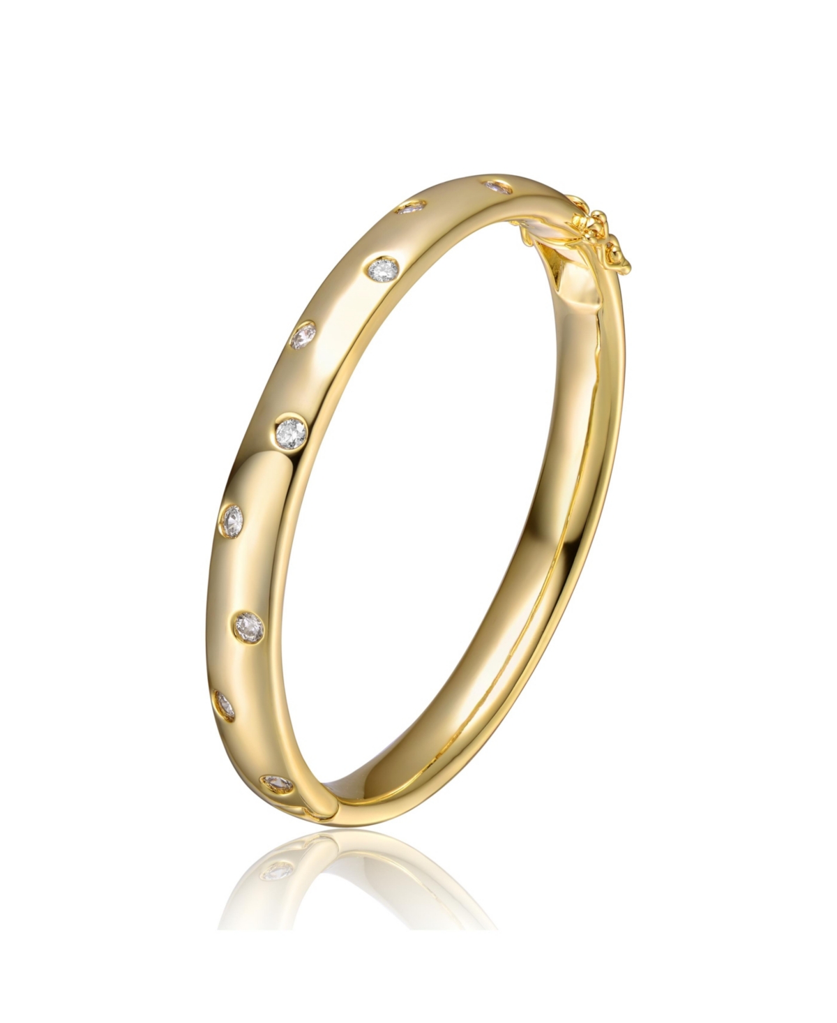 Click here for 14K Gold Plated Starry Galaxy Cubic Zirconia Bangl... prices