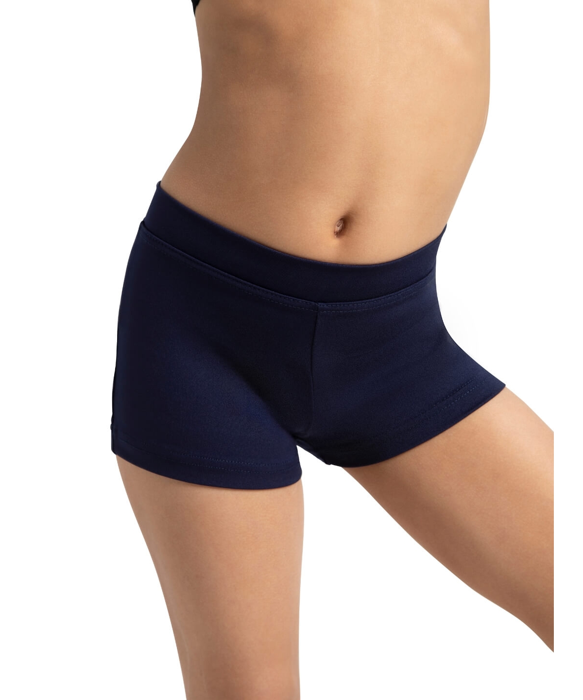 Click here for Capezio Girls Cut Low Rise Short - Navy blue prices