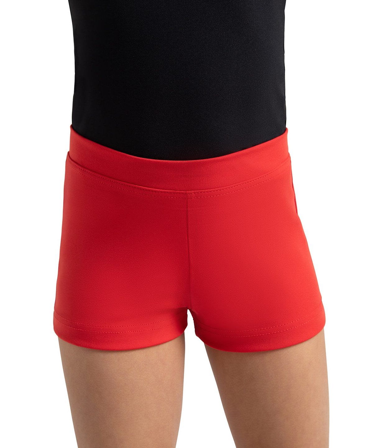 Click here for Capezio Girls Cut Low Rise Short - Red prices