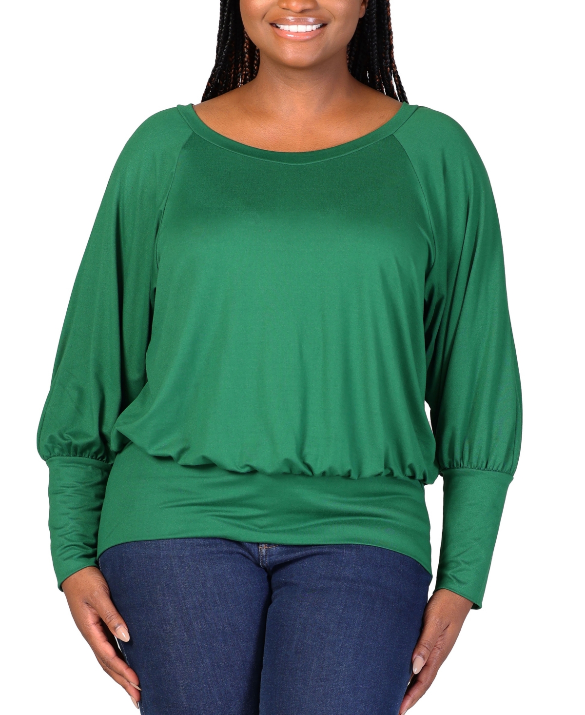 Click here for 24seven Comfort Apparel Plus Size Round Neck Bande... prices