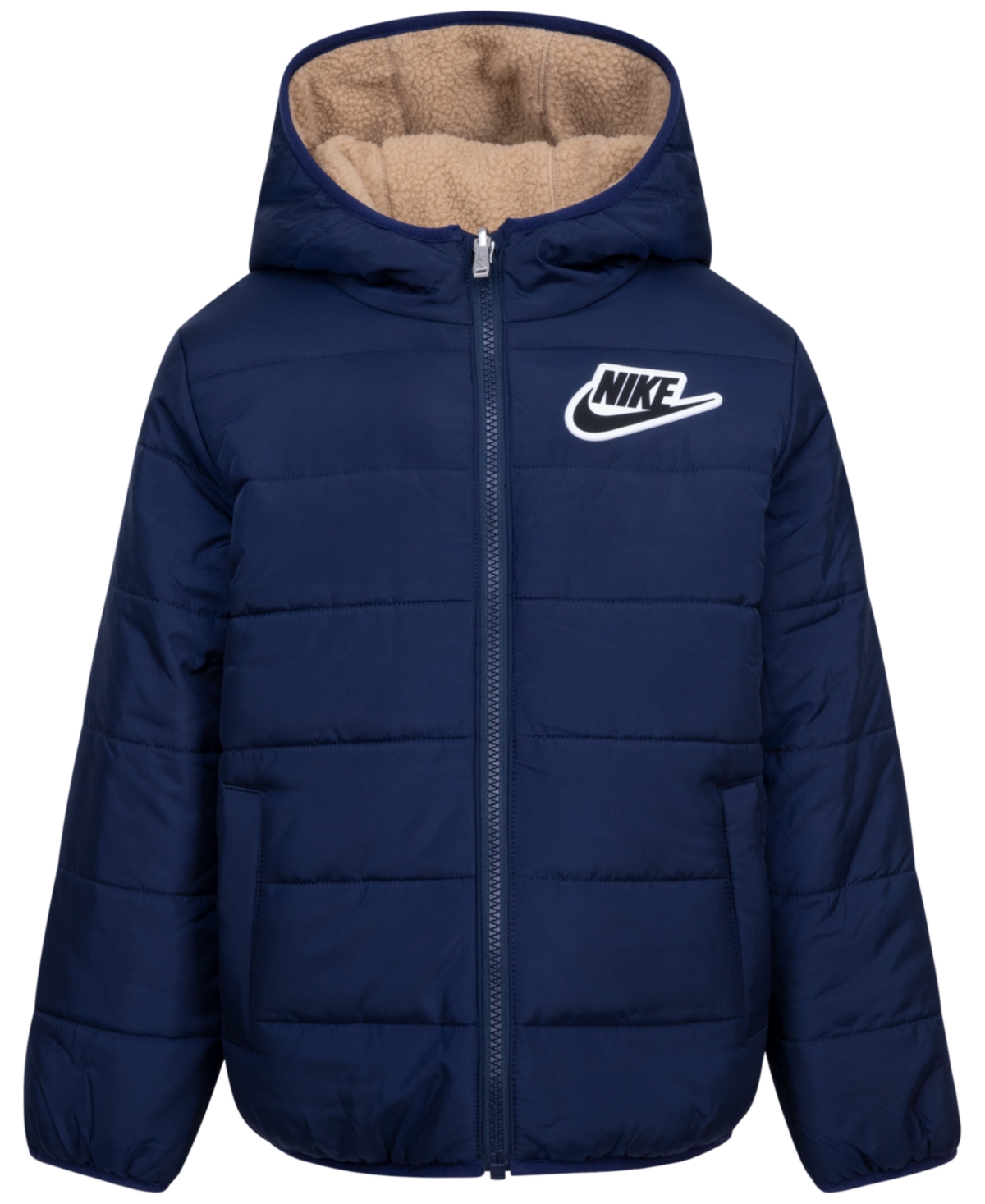 Click here for Nike Little Boys Reversible Faux-Sherpa Jacket - N... prices