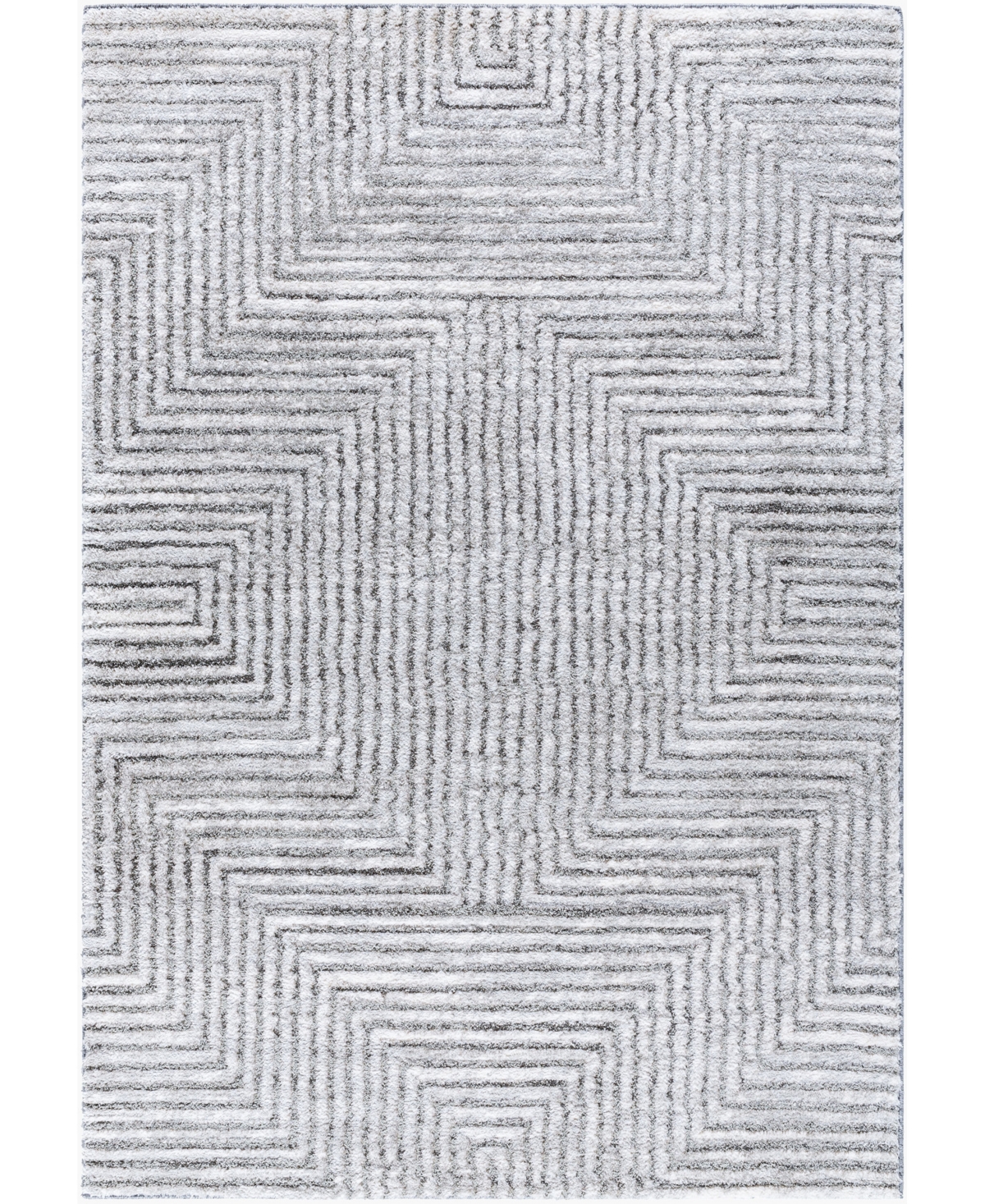 Click here for Livabliss Delight Shag Del-2309 53x7 Area Rug - Gr... prices