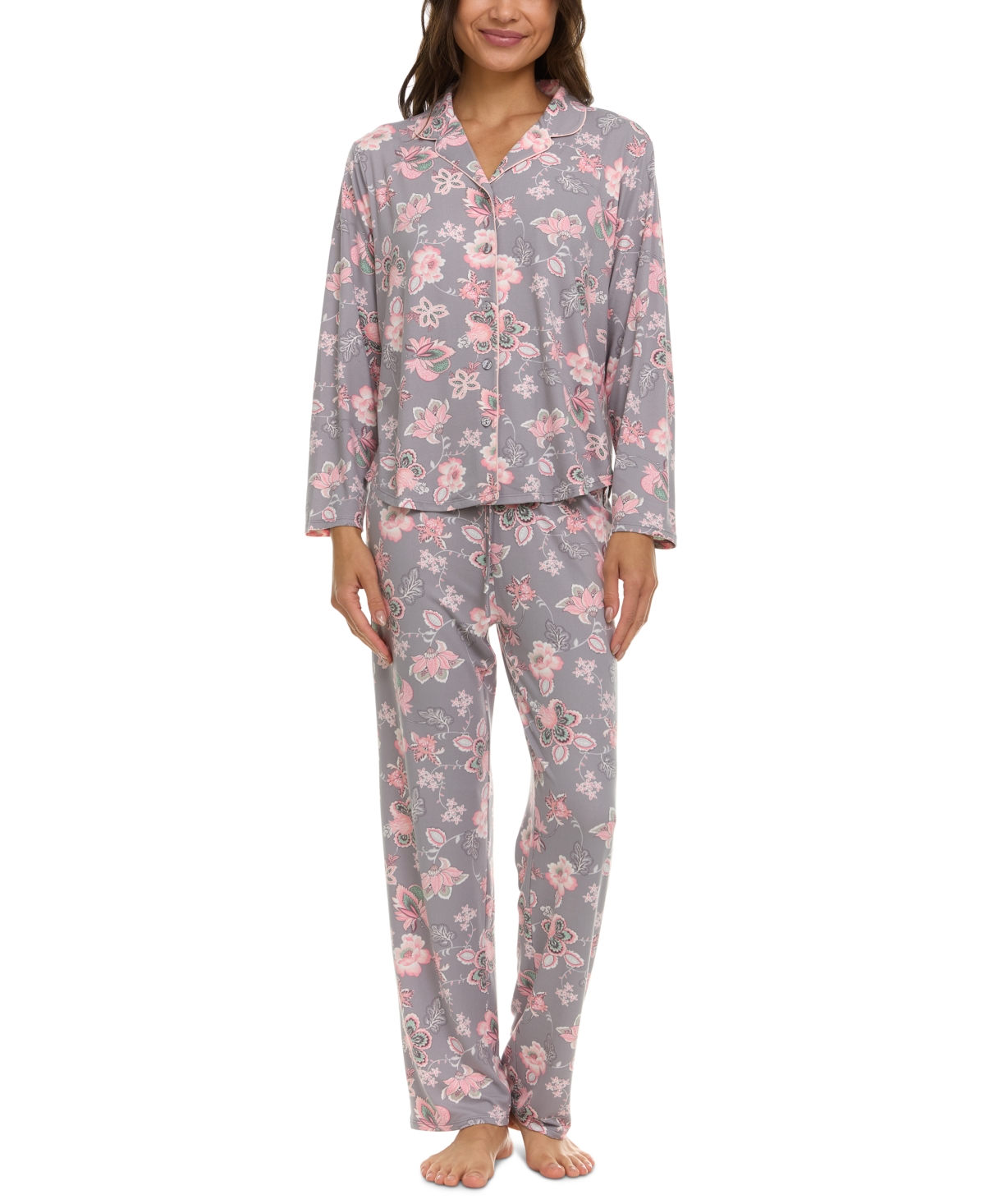 Click here for Flora by Flora Nikrooz Womens Lindsey Floral Pajam... prices