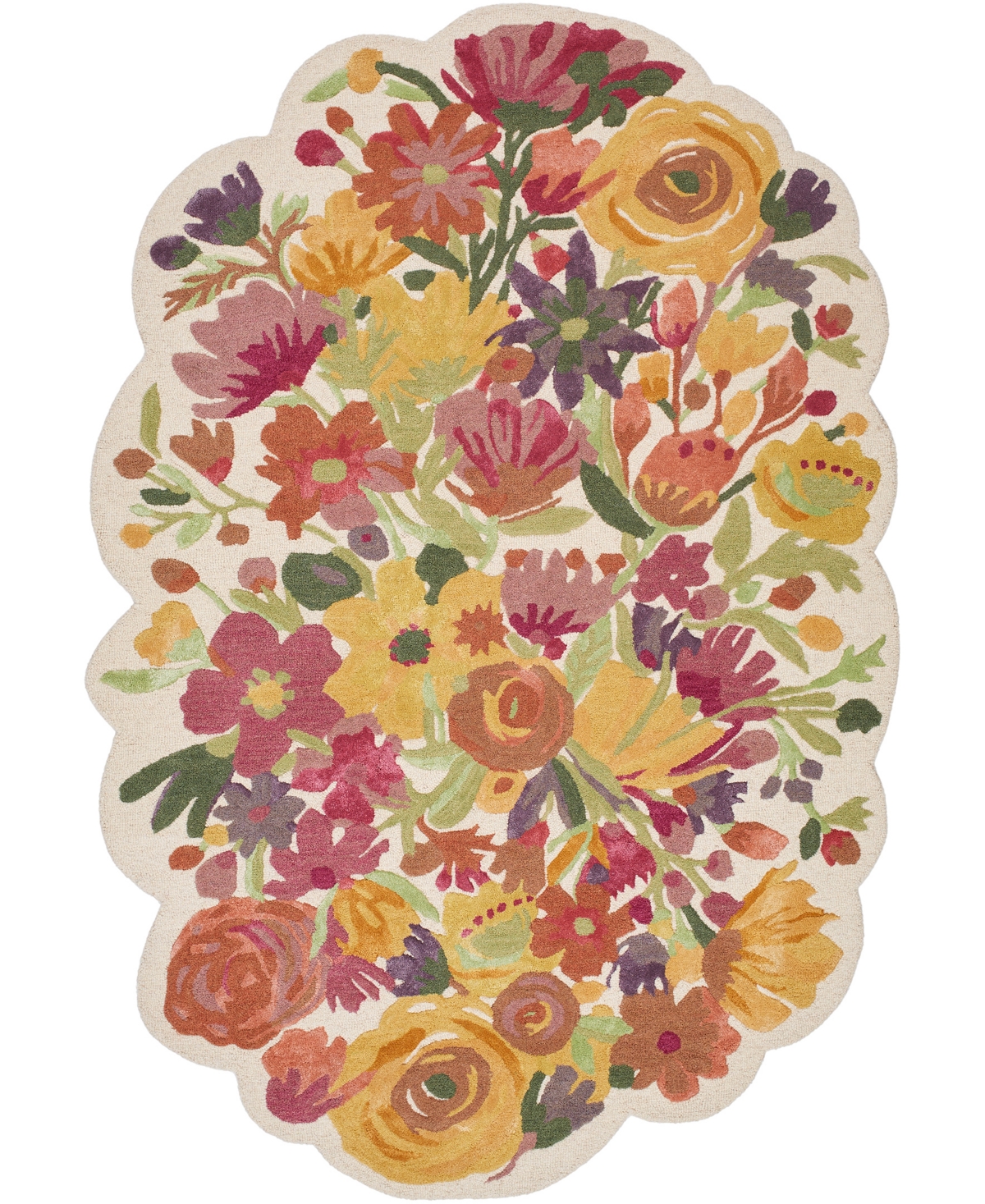 Click here for Surya Shindig 495701 5x76 Area Rug - Pink/Beige prices