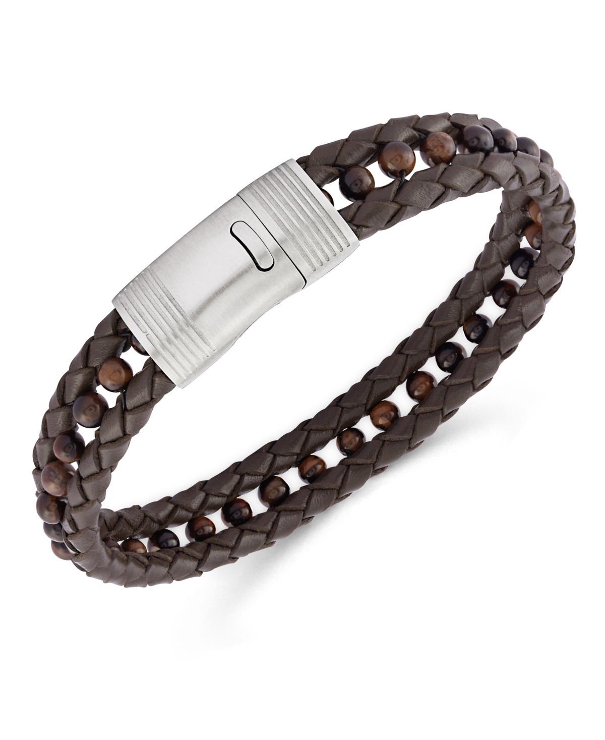 Click here for Rhona Sutton Brown Leather with Tigers Eye Beads S... prices