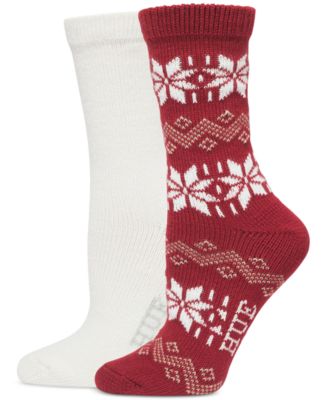 Hue Women's Nordic Snowflake Boot Socks, Pack of 2 - Macy's