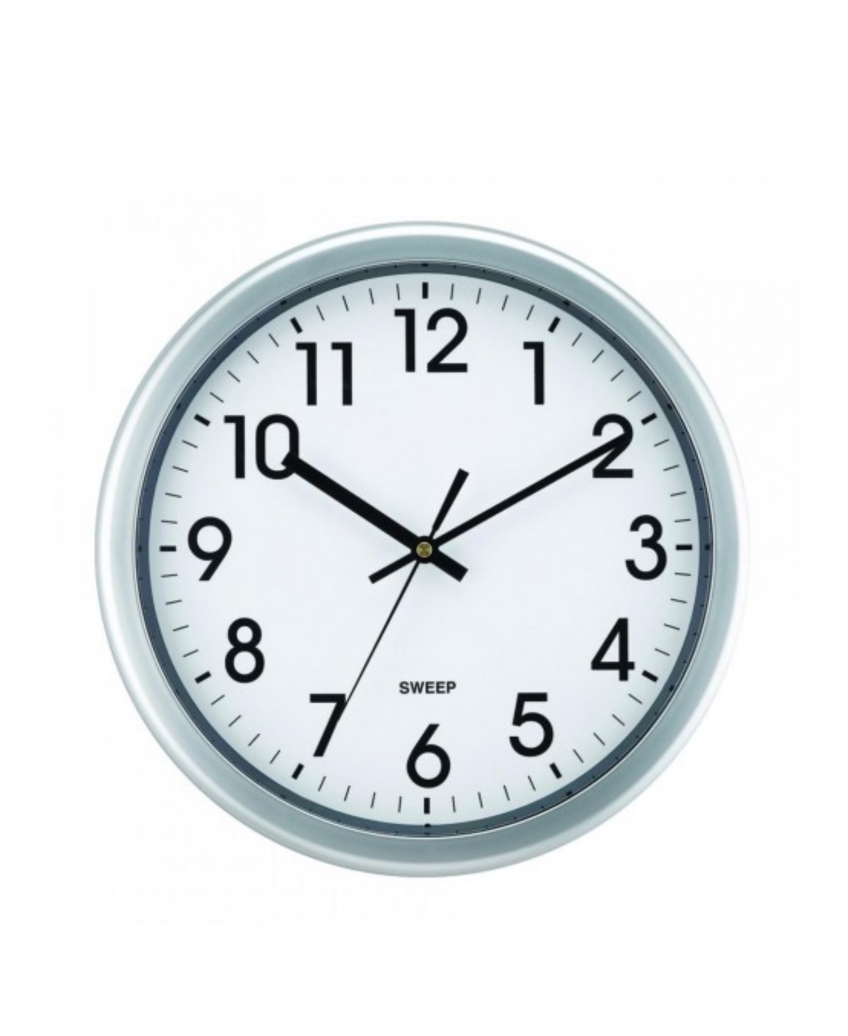 Click here for Impecca 12 Inch Quiet Movement Wall Clock - Silver... prices