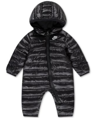 Nike Baby Boys or Girls Hooded Solid Ripstop Snowsuit - Macy's