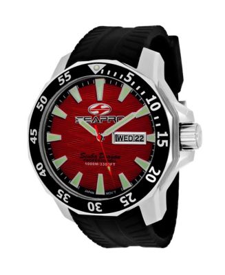 Seapro Men's Scuba Dragon Diver Limited Edition 1000 Meters Red Dial ...
