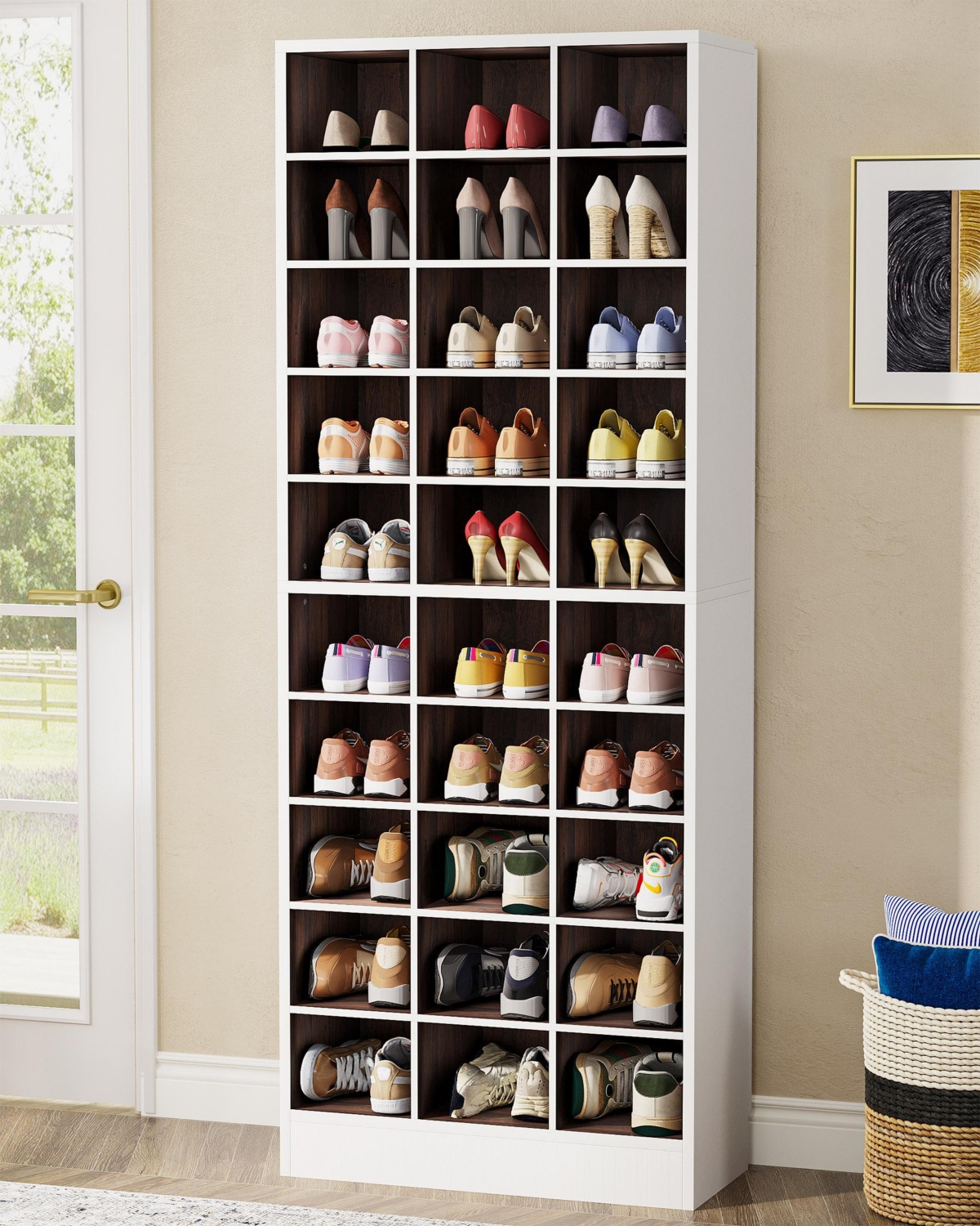 Click here for Tribesigns 10-Tier Shoe Storage Cabinet  White and... prices