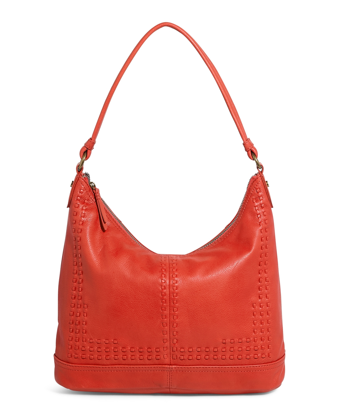 Click here for American Leather Co. Evelyn Hobo - Radiant Red Smo... prices