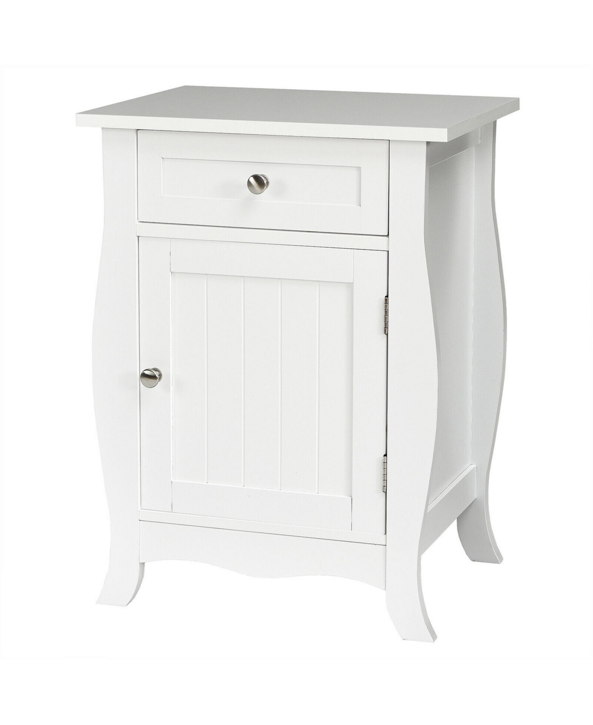 Click here for Gymax Accent End Table with Drawer Storage Cabinet... prices