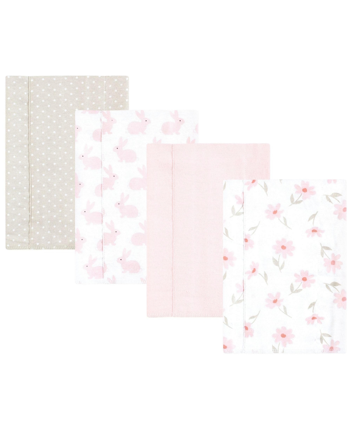Click here for Hudson Baby Girls 4 Piece Absorbent Flannel Burp C... prices