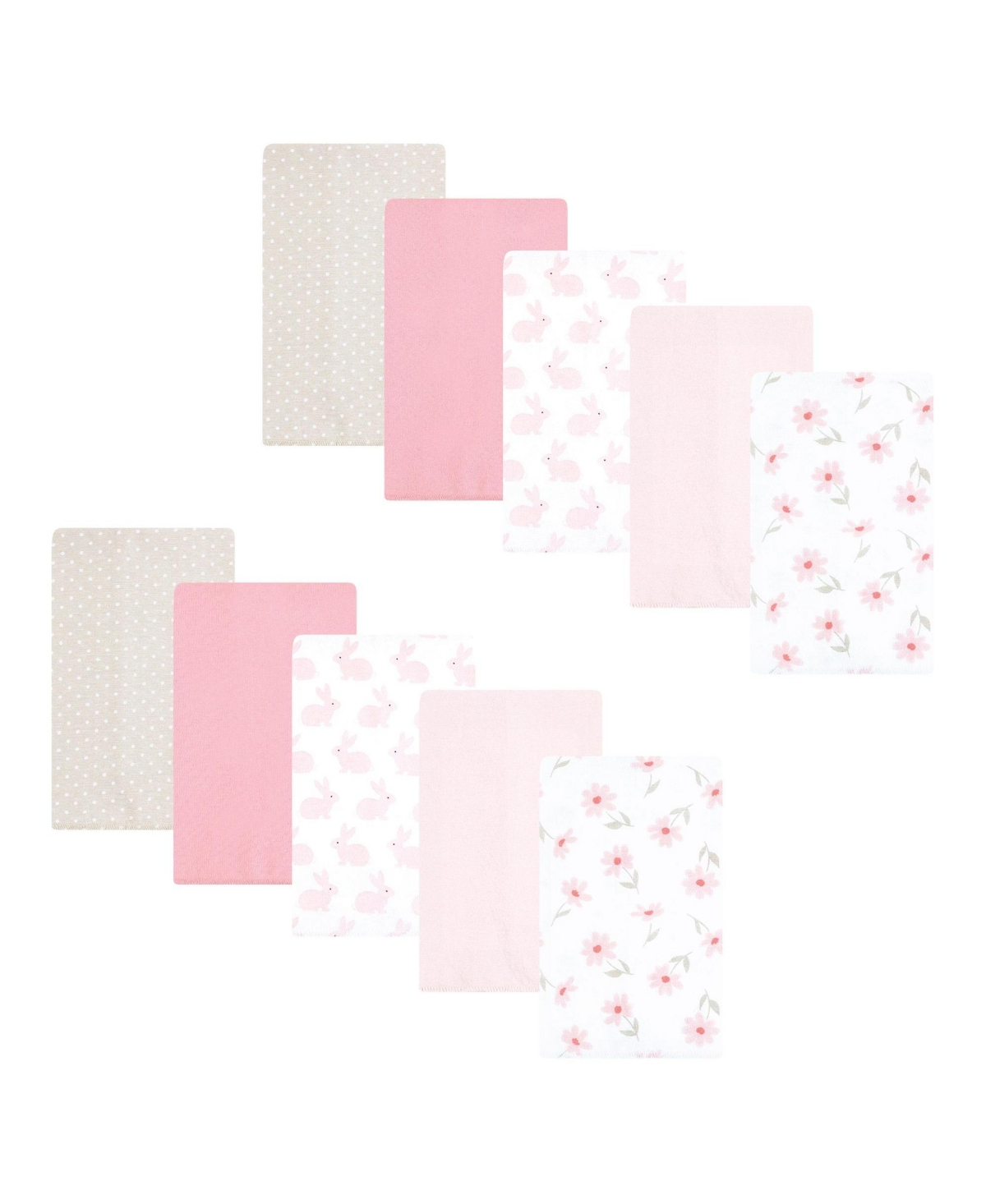 Click here for Hudson Baby Girls 10-Piece Flannel Cotton-Poly Bur... prices