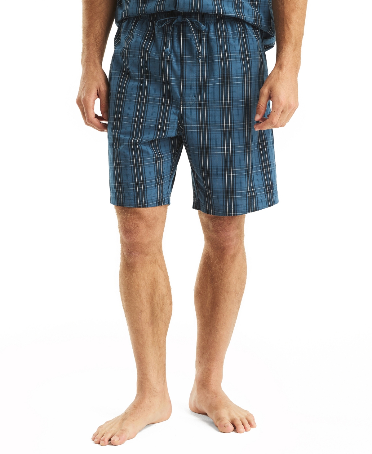 Click here for Nautica Mens Crafted Plaid Poplin Sleep Short - En... prices