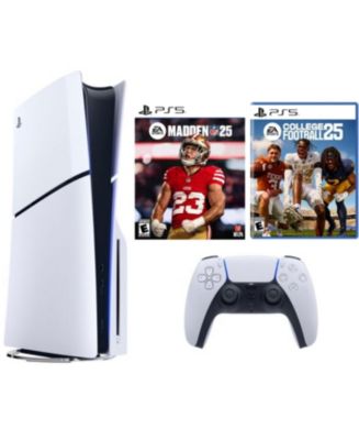 Sony PS5 - Playstation 5 Slim Disc Bundle with Madden NFL 25 Game ...