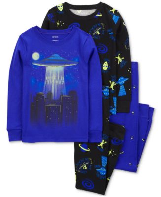 Carter's Little & Big Boys Space Alien 100% Snug-Fit Cotton Pajamas, 4 ...