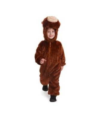 Dress Up America Plush Monkey Jumpsuit Costume - Kids Girls & Boys - Macy's