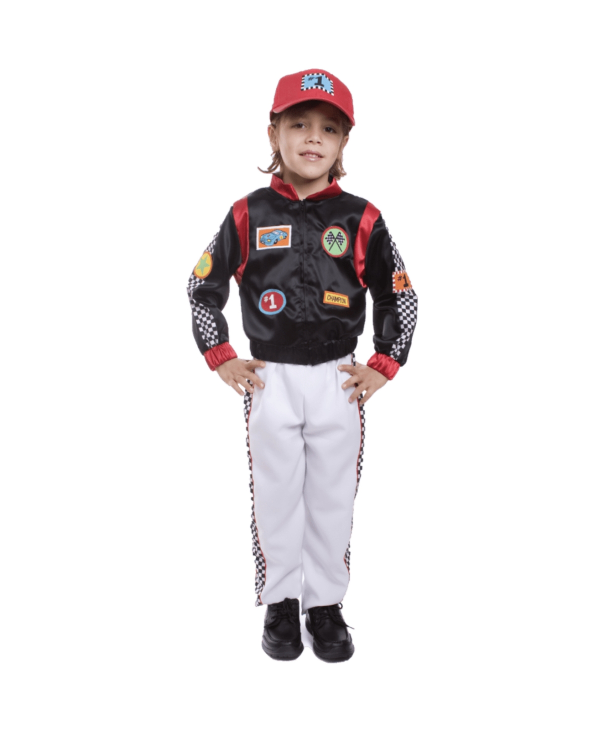 Click here for Dress Up America Race Car Driver Costume Set- Kids... prices