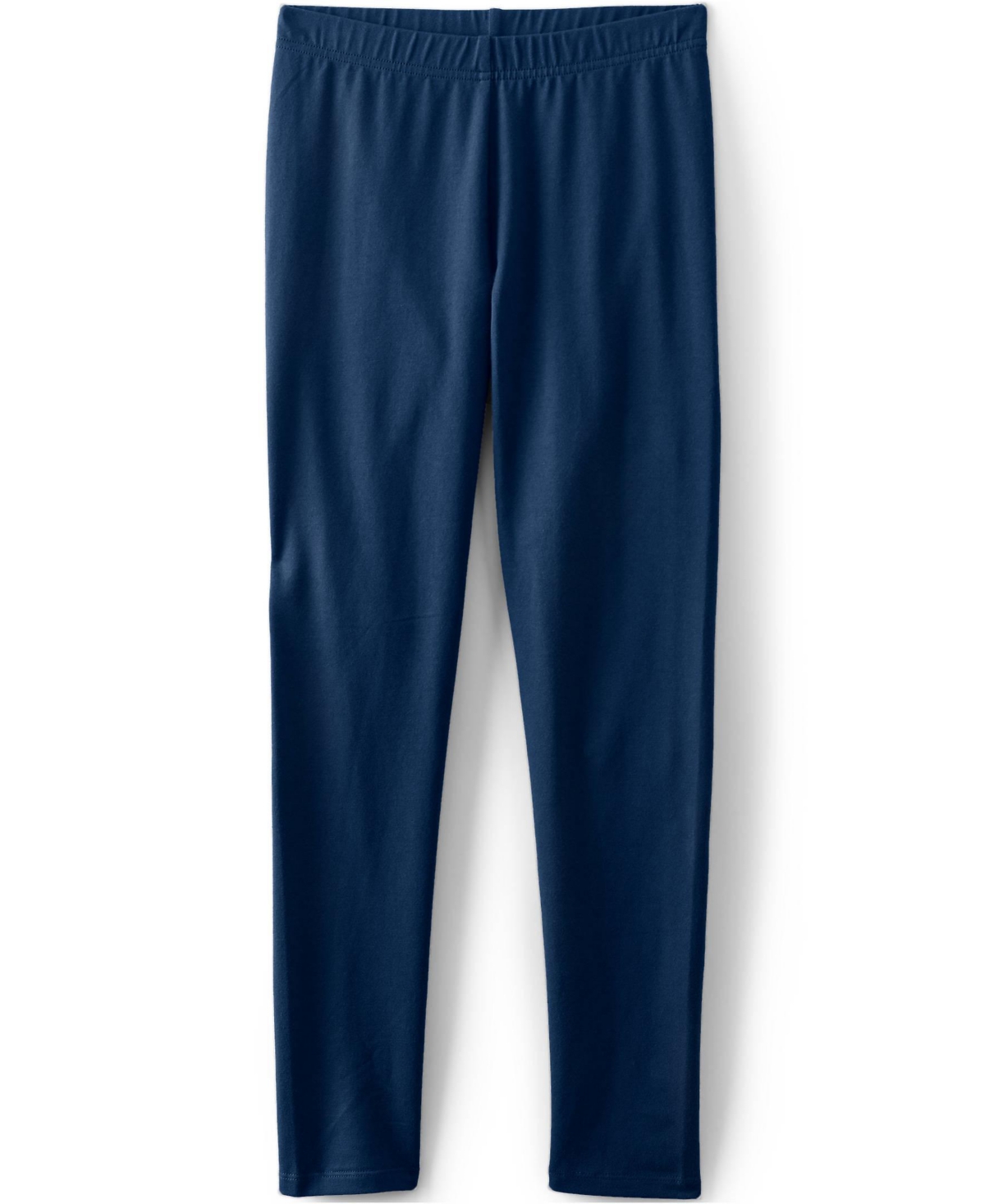 Click here for Lands End Girls Tough Cotton Legging - Deep sea na... prices