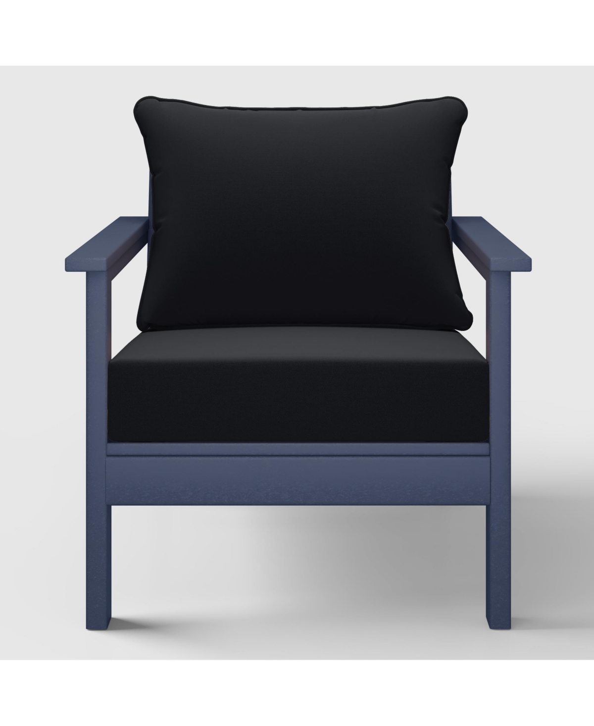 Click here for WestinTrends Outdoor Modern Hdpe Patio Navy Blue C... prices