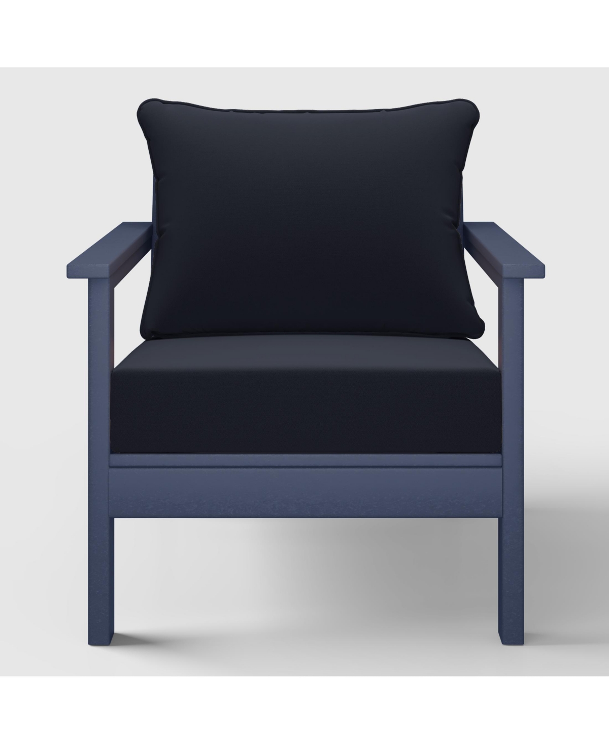 Click here for WestinTrends Outdoor Modern Hdpe Patio Navy Blue C... prices