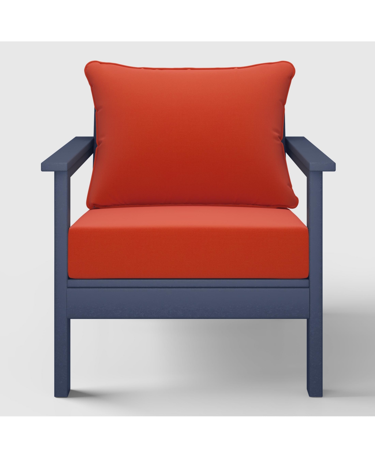 Click here for WestinTrends Outdoor Modern Hdpe Patio Navy Blue C... prices