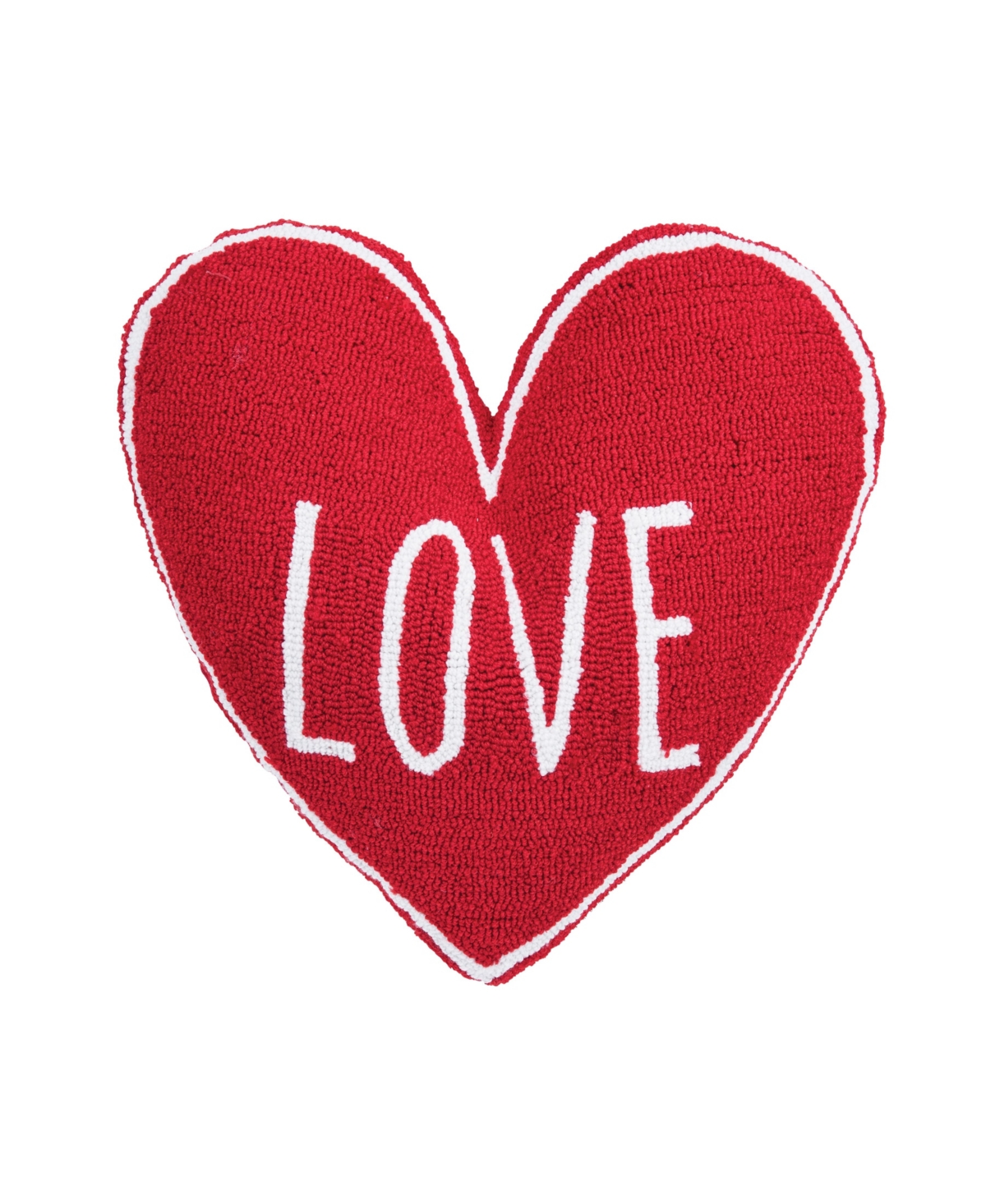 Click here for 18 x 18 Valentines Day Love Heart Shaped Hooked Ac... prices